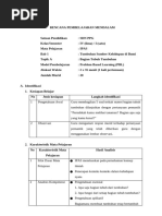 RPP Deep Learning Ipas SD Kelas 5 Bab 1 Cahaya Dan Sifatnya - Kel.1 (Kelas Tinggi) | PDF