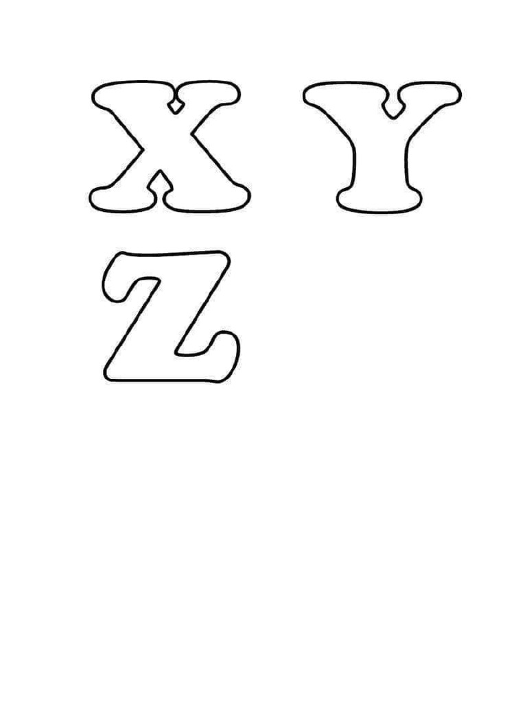 Molde Letras | PDF