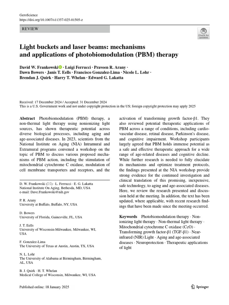 2024 Light Buckets and Laser Beams Mechanisms and Applications of ...