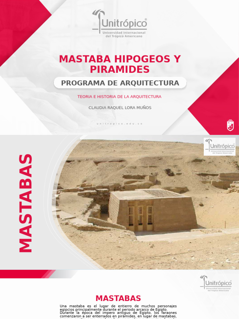 Mastabas Priamides e Hipogeos | PDF | Antiguo Egipto