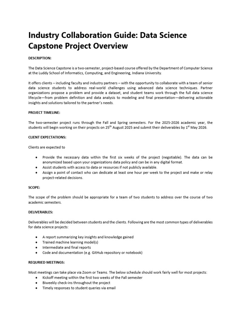 Data Science Capstone Client Callout | PDF | Data Science | Data