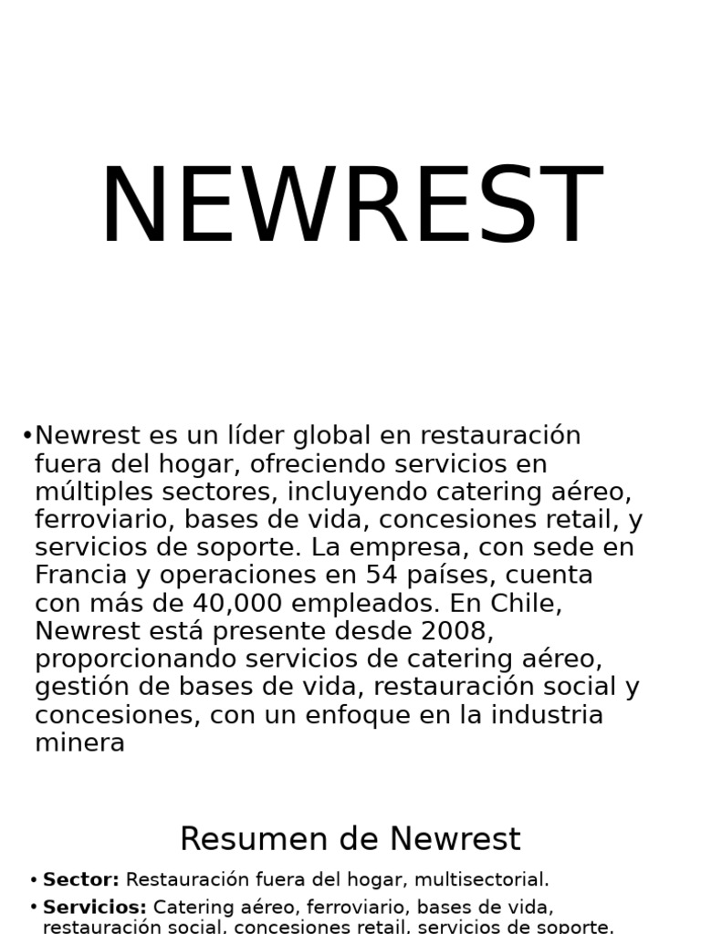 NEWREST | PDF