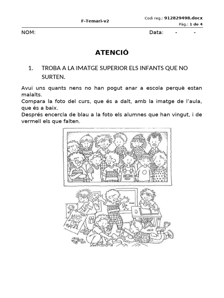 RSOI 1r 05 ATENCIÓ | PDF