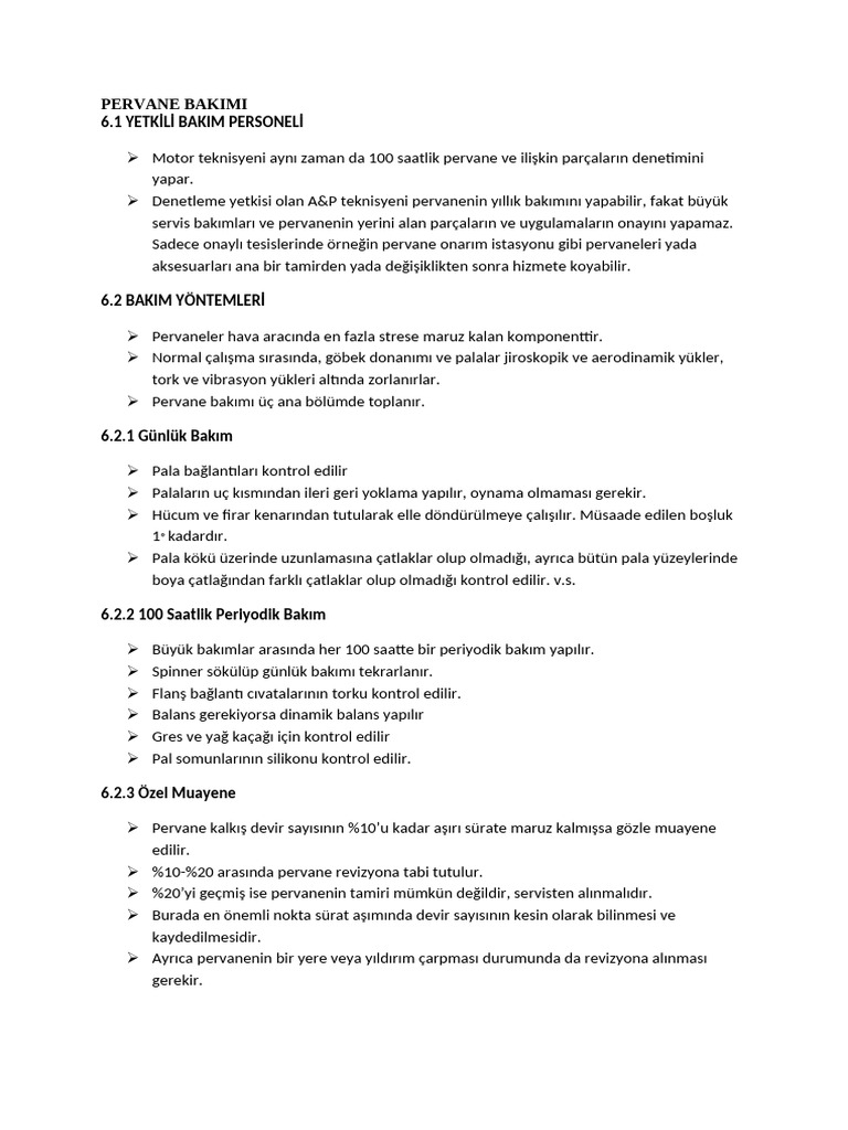 PERVANE 6. Kısım Notu | PDF