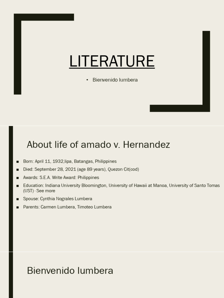 Bienvenido Lumbera: 1993 Ramon Magsaysay Award | PDF