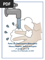 GUIA-ACTIVIDADES-LAVADO-DE-MANOS Ficha | PDF | Lavado de manos | Higiene