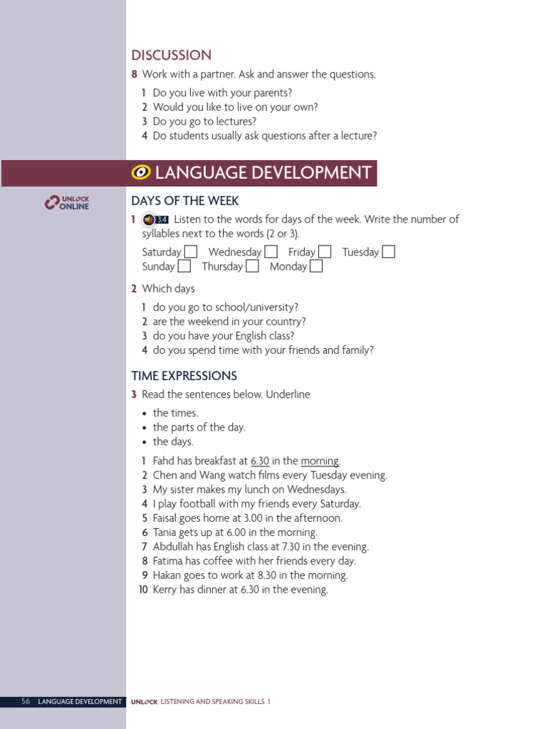 Lifestyle and Language Development Activities | PDF | English Language ...
