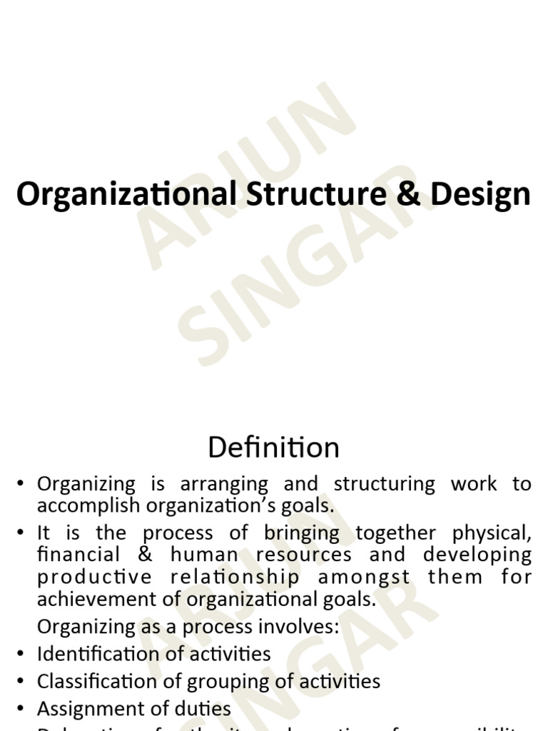 02B POME - Organizational Structure - Design | PDF | Economies | Business
