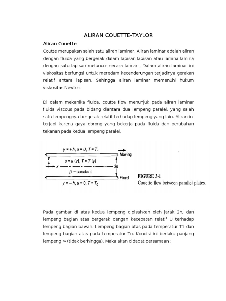 Aliran Couette Taylor | PDF
