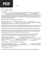 Worksheet For Class 9 - Integrated Grammar | PDF | Linguistics ...
