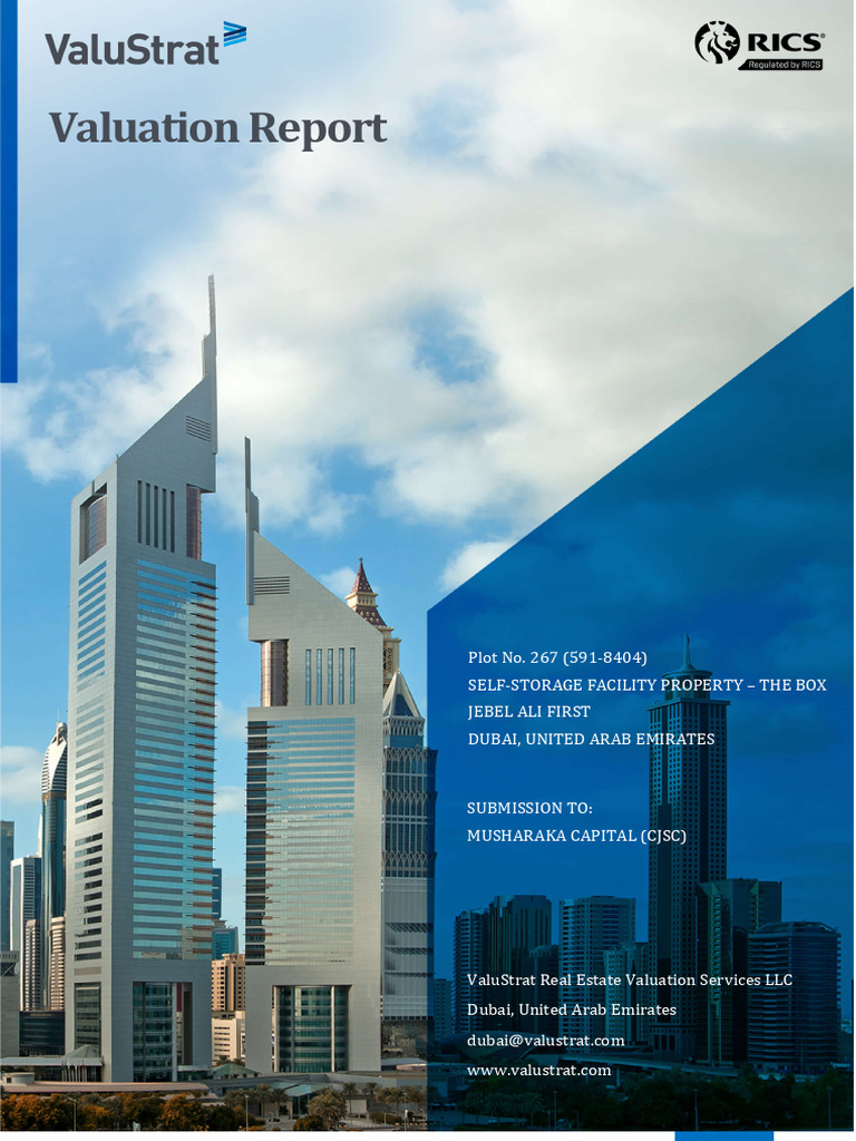 Self-Storage Facility Valuation Report | PDF | Valuation (Finance ...