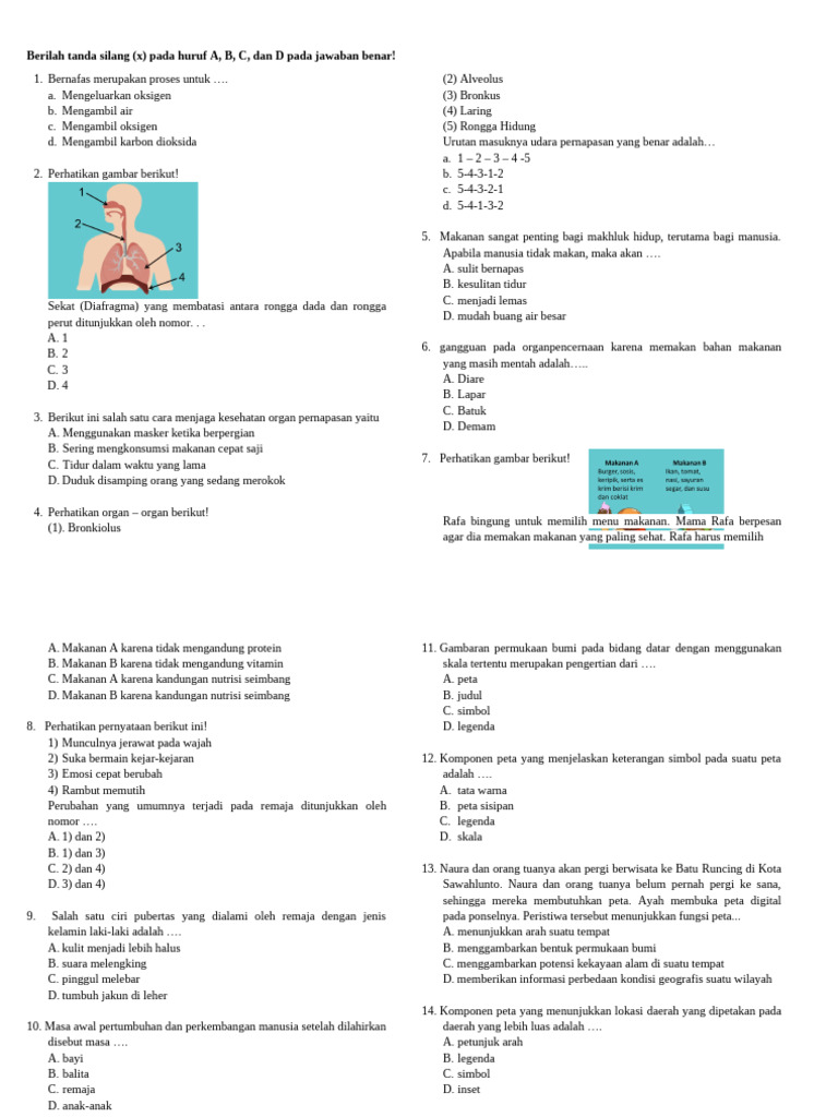 SOAL IPAS STS 2 | PDF