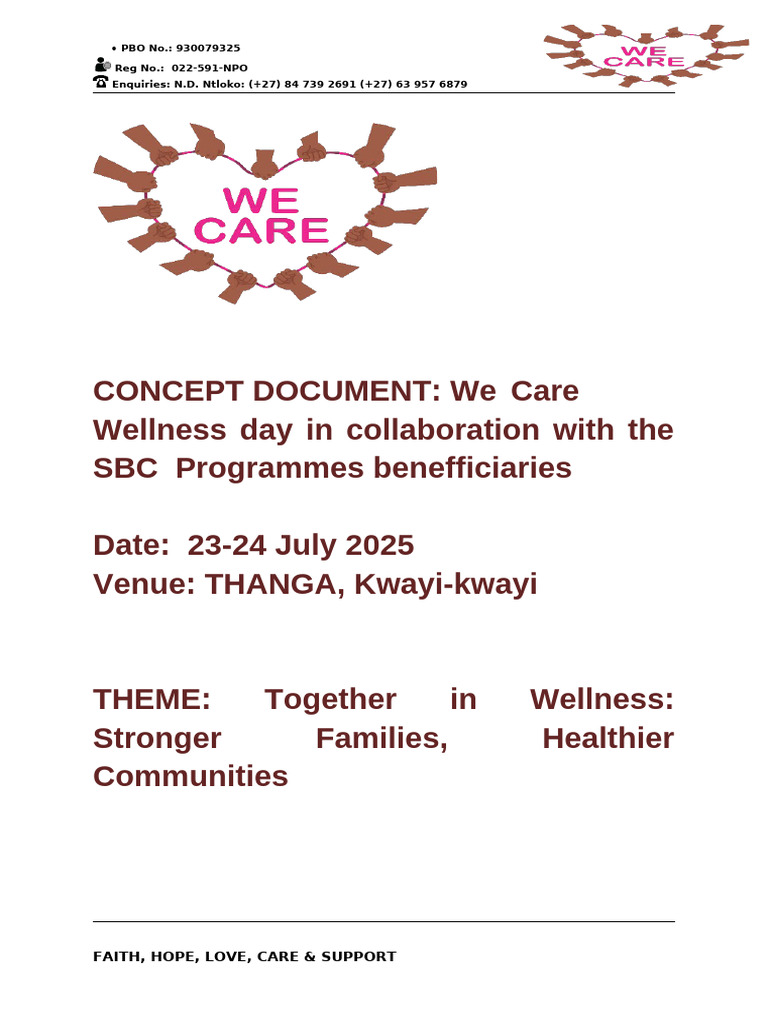 2025 Wellness Day: Together in Wellness | PDF