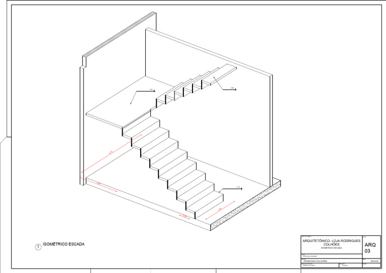 ESTRUTURA ESCADA | PDF