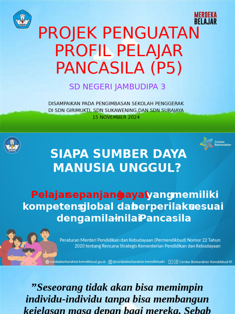 Projek Penguatan Profil Pelajar Pancasila p5 | PDF
