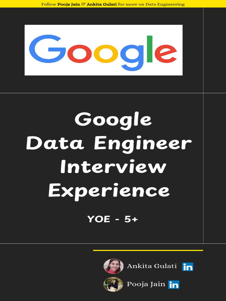 Google Data Engineer Interview Insights | PDF