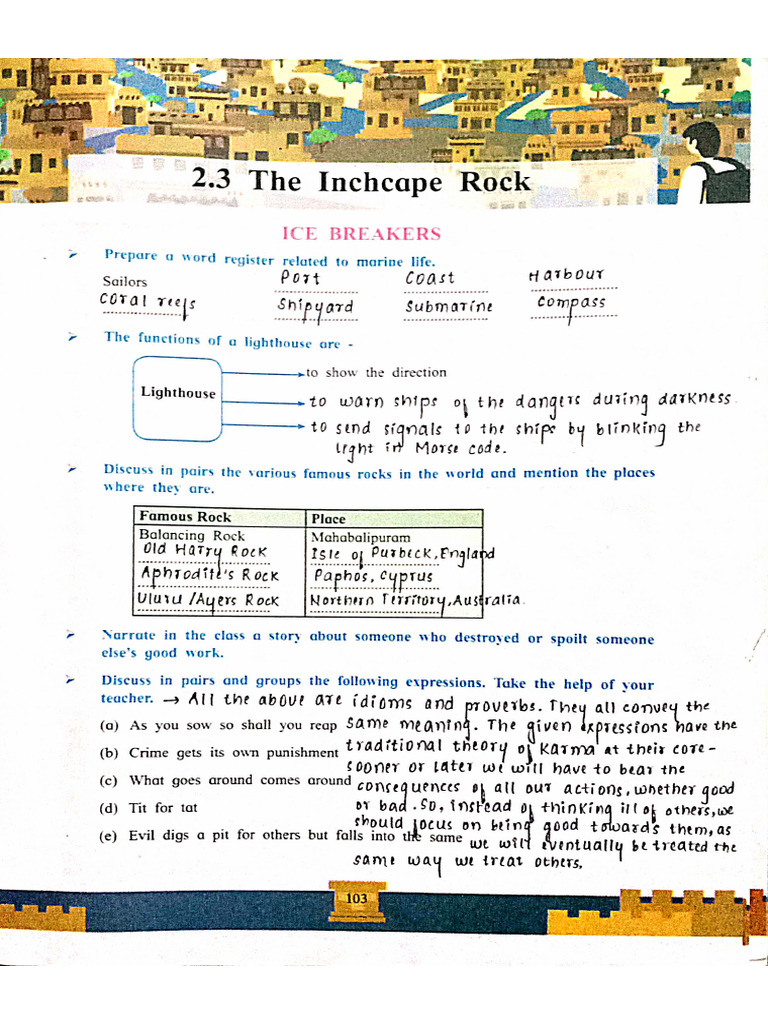 2.3 The Inchape Rock | PDF