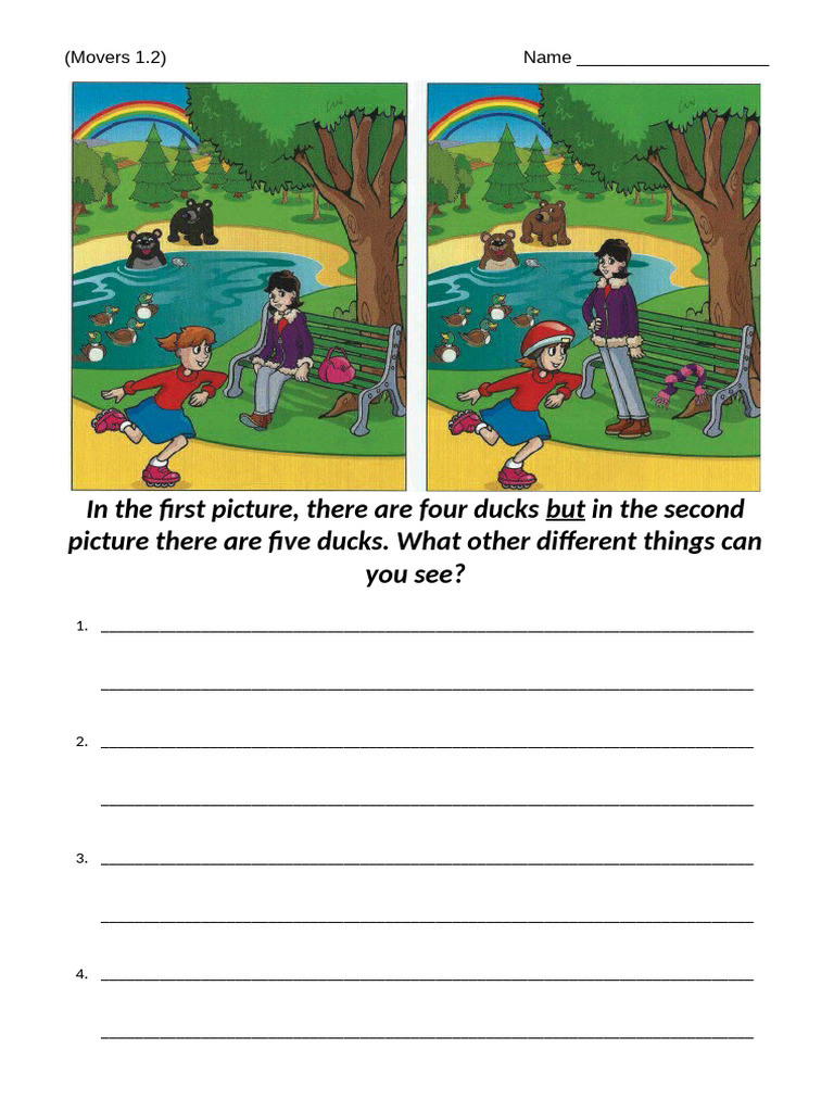 Movers 1.2 - Speaking Part 1 | PDF