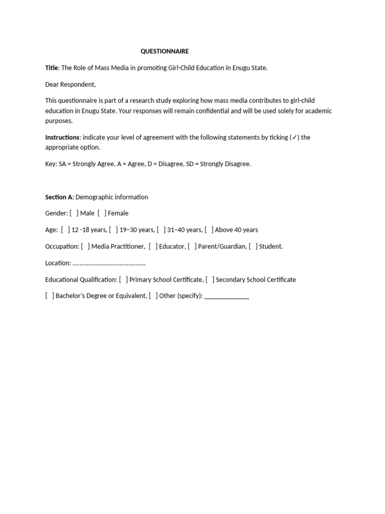 QUESTIONNAIRE-WPS Office | PDF