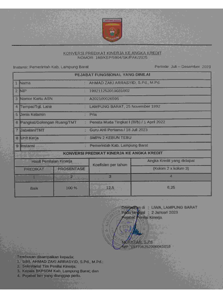 Cap TTD Basah Pak 2023 | PDF