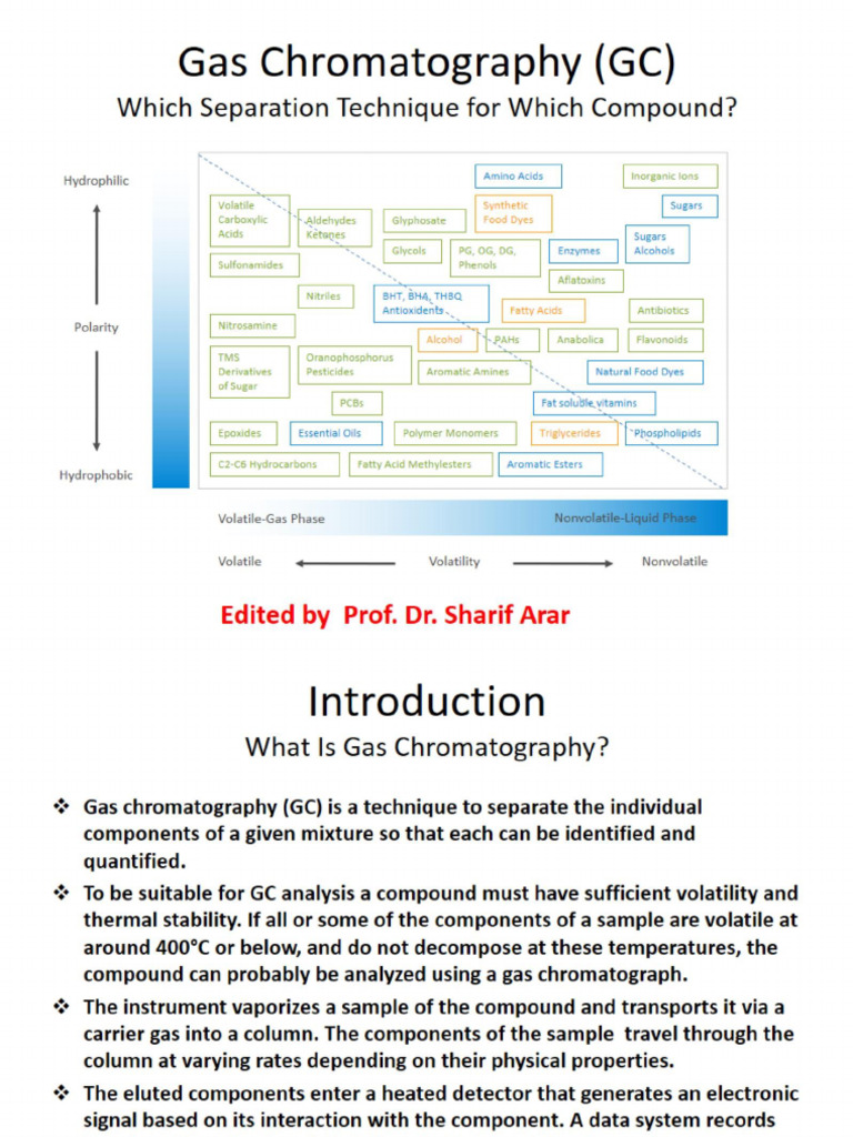 913 Gas Chromatography Section V Fall | PDF