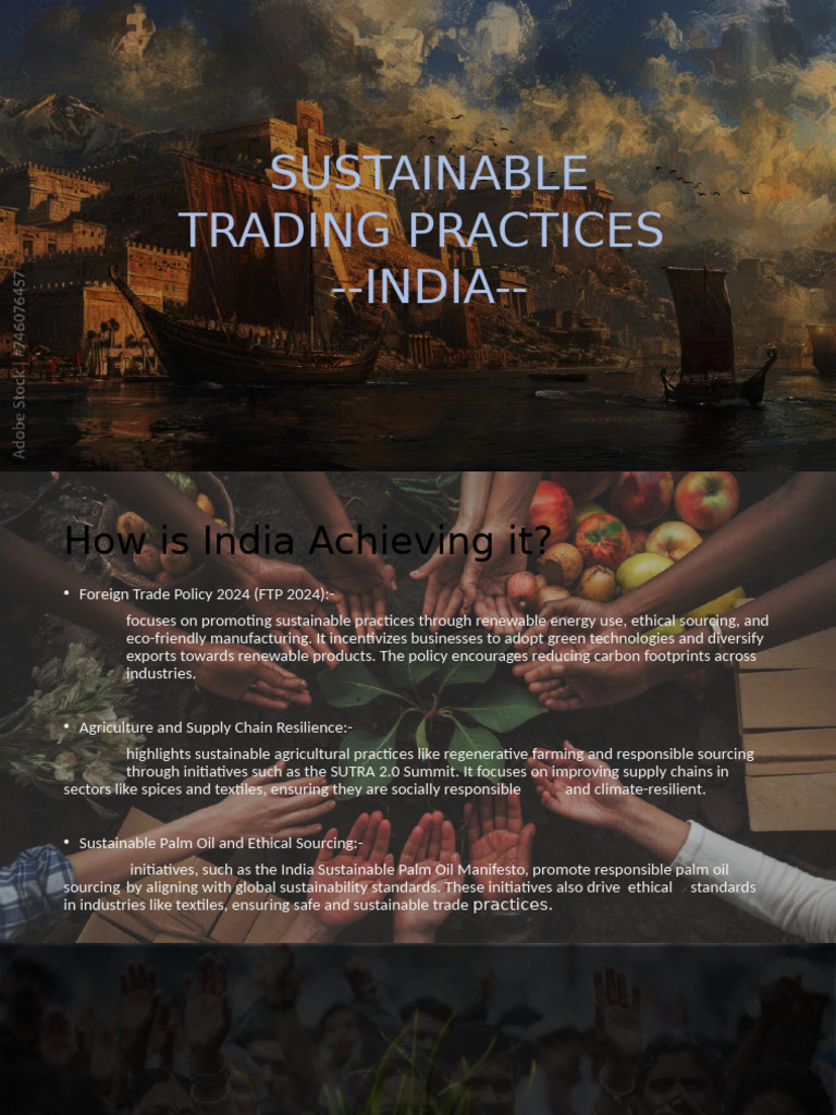 Sustainable Trading | PDF | Sustainability | Agriculture