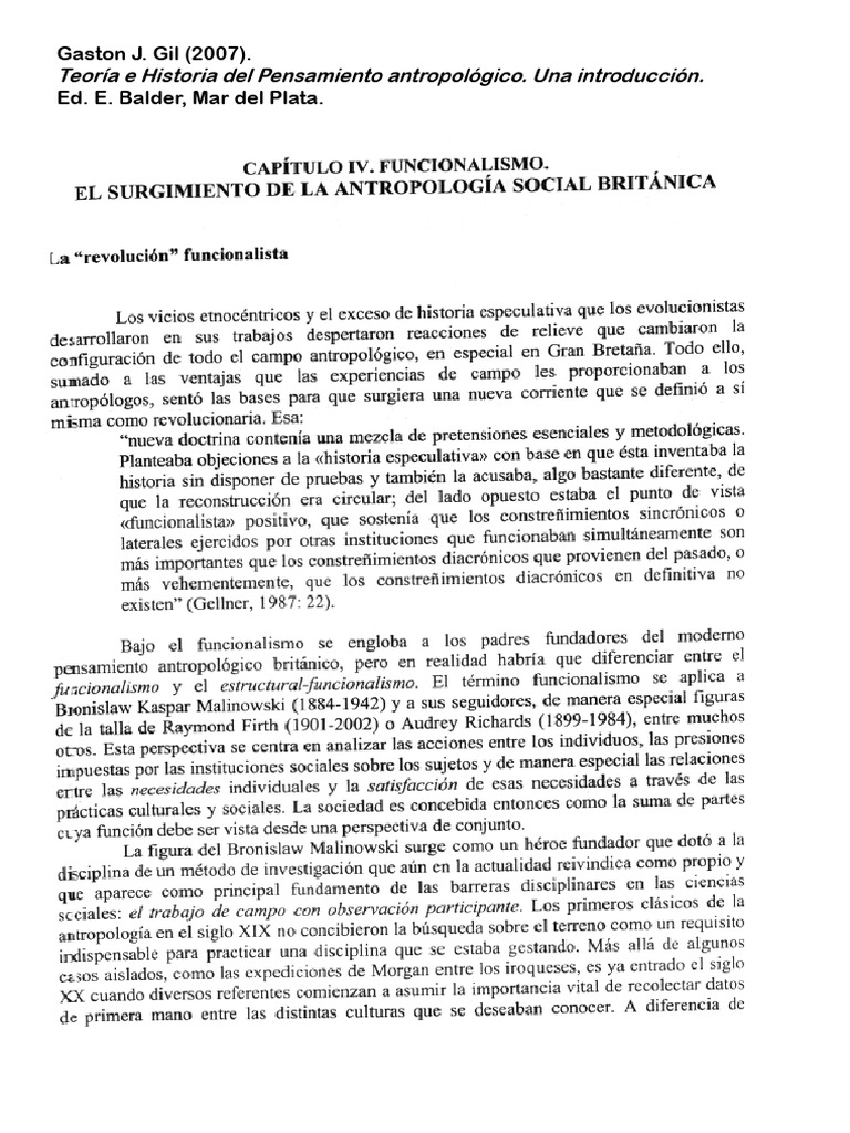 Gaston Gil Funcionalismo | PDF