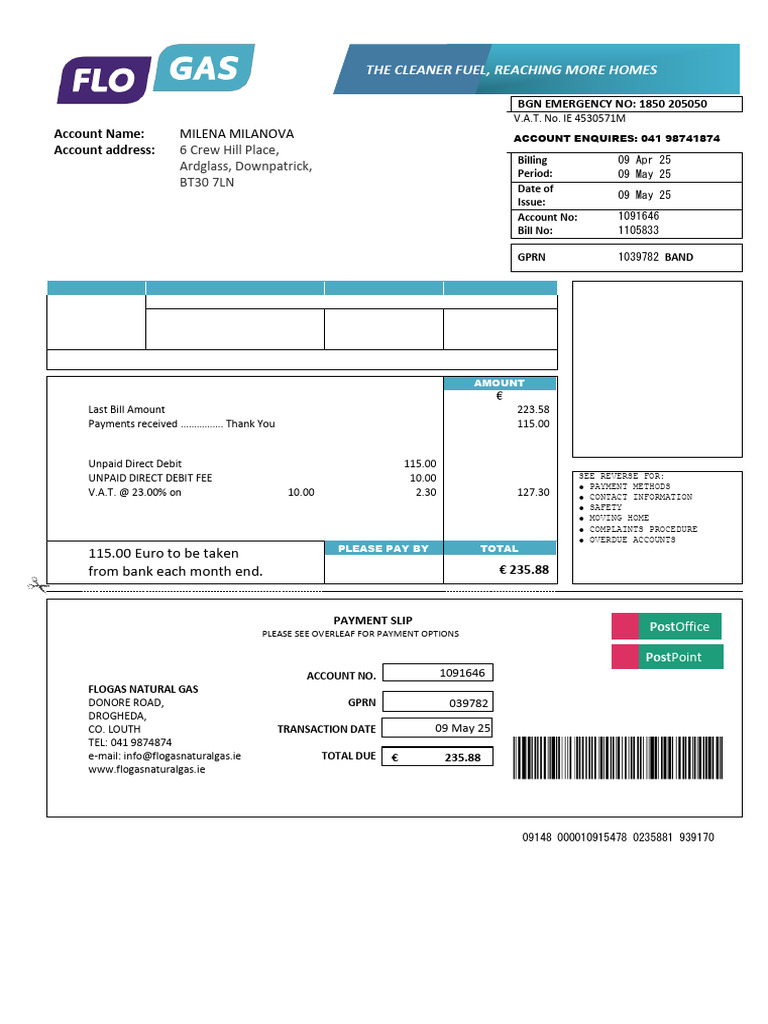 Flogas Bill Payment Information | PDF | Corporate Jargon | Business