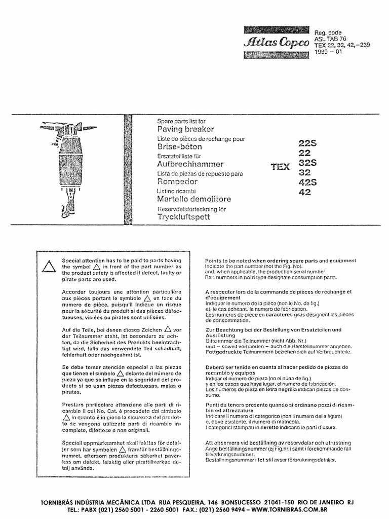 Tex 22, Tex 32, Tex 42, Tep 42 - 1989-01 | PDF