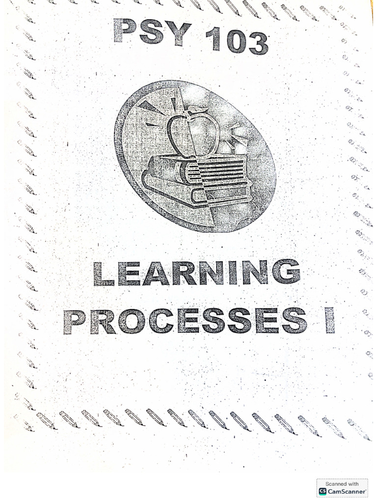 Psy 103 Note | PDF