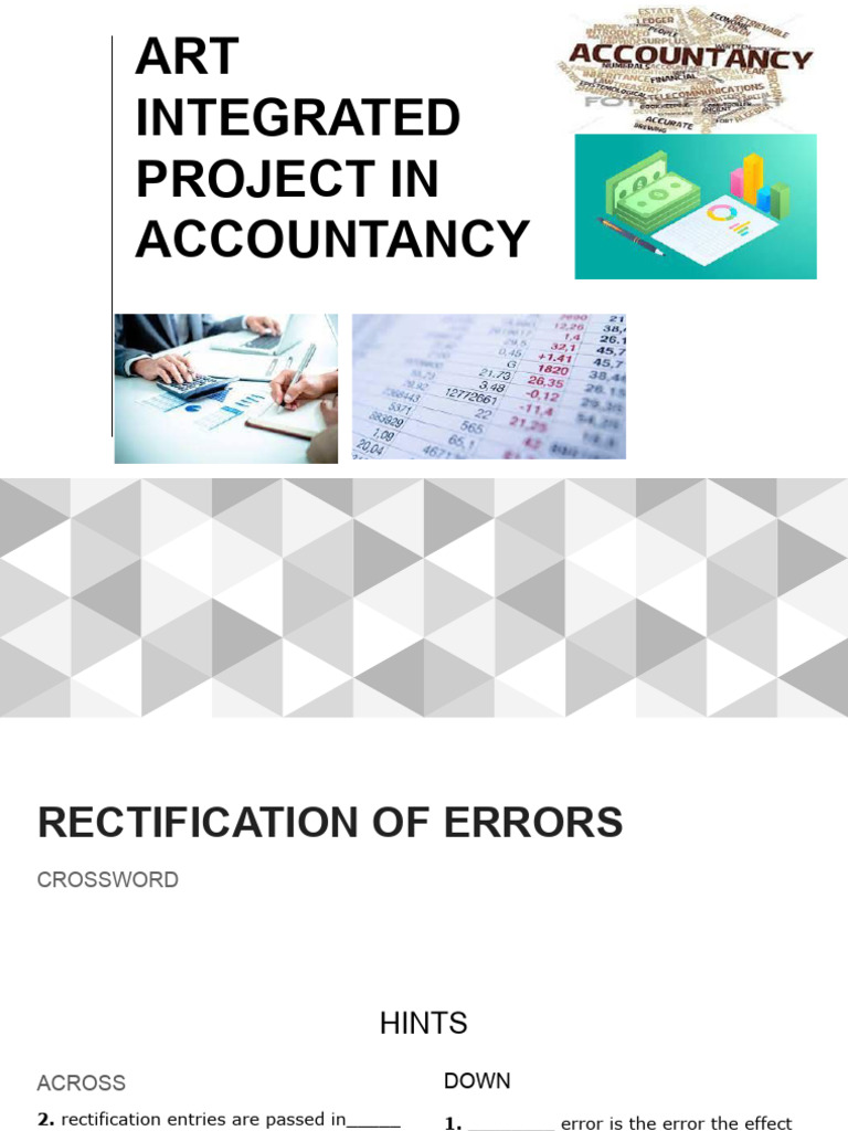Art Integrated Project in Accountancy | PDF