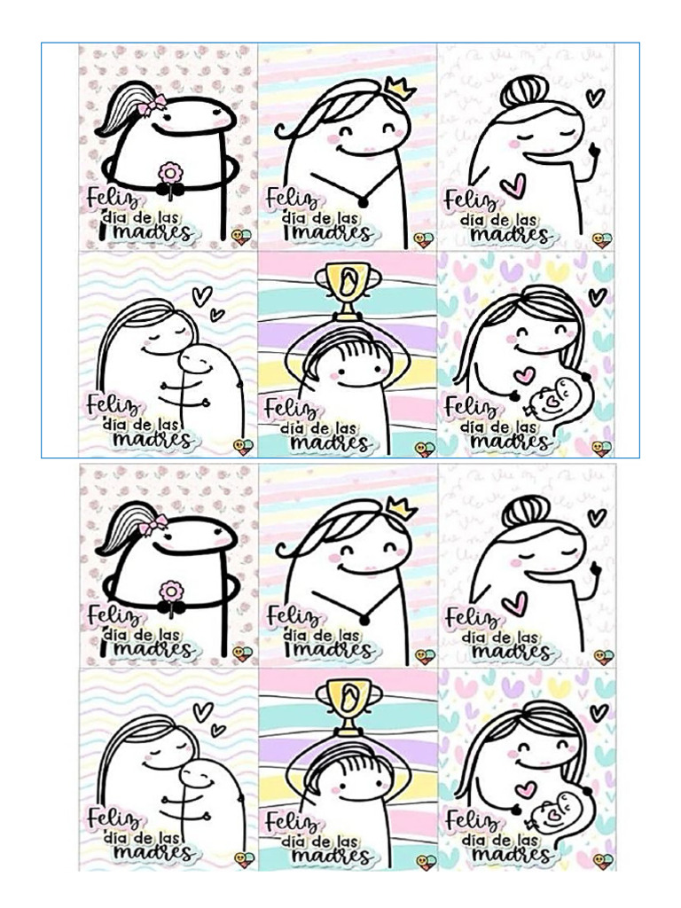 Imagenes Para El Dia De Las Madres Recortar Y Pintar Pdf