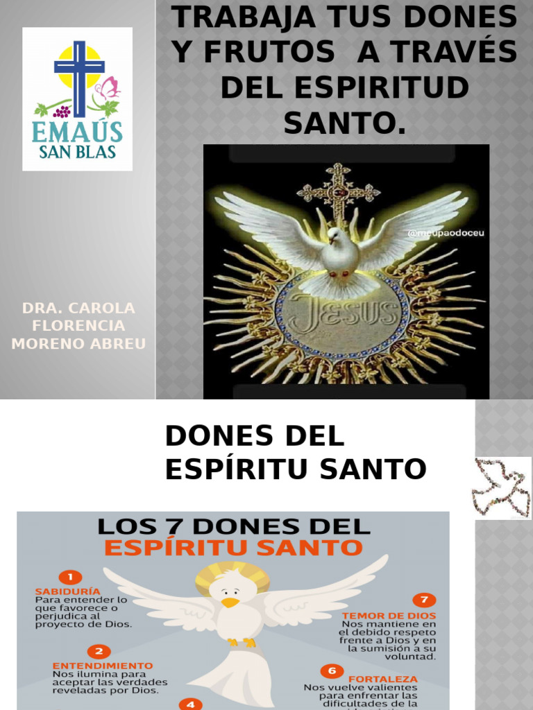 Trabaja Tus Dones, Frutos Del Espiritud Santo | PDF | Fruto Del ...