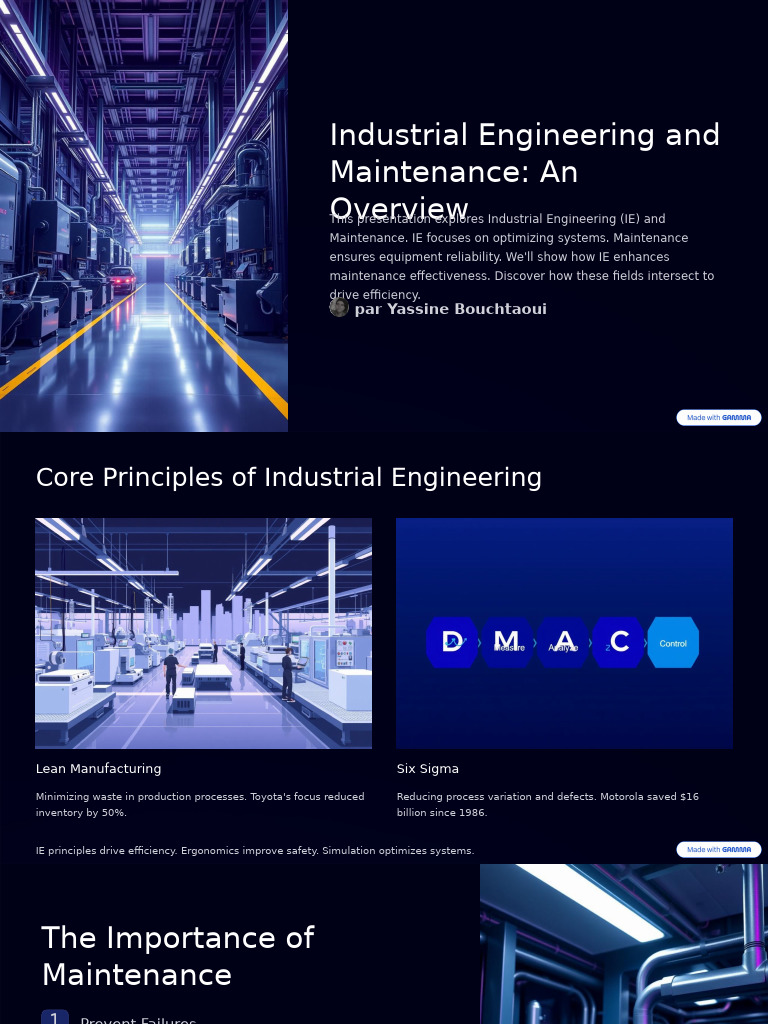 Industrial Engineering and Maintenance An Overview | PDF | Industrial Engineering | Business