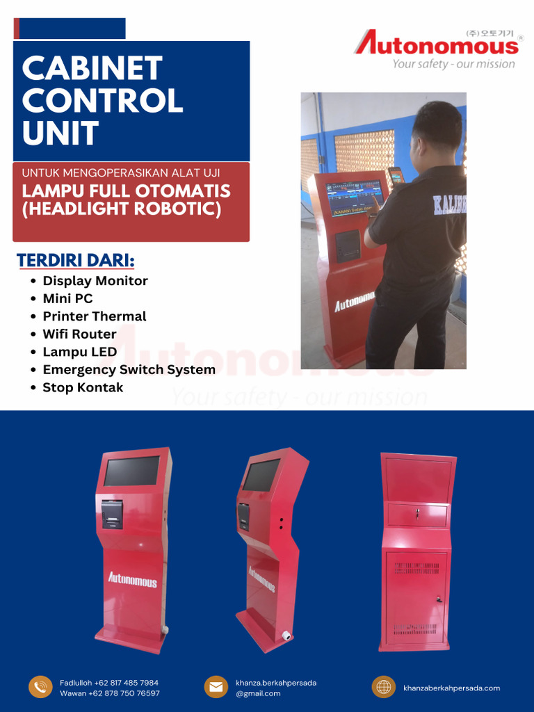 Brosur Cabinet Control Unit - Headlight Robotic | PDF