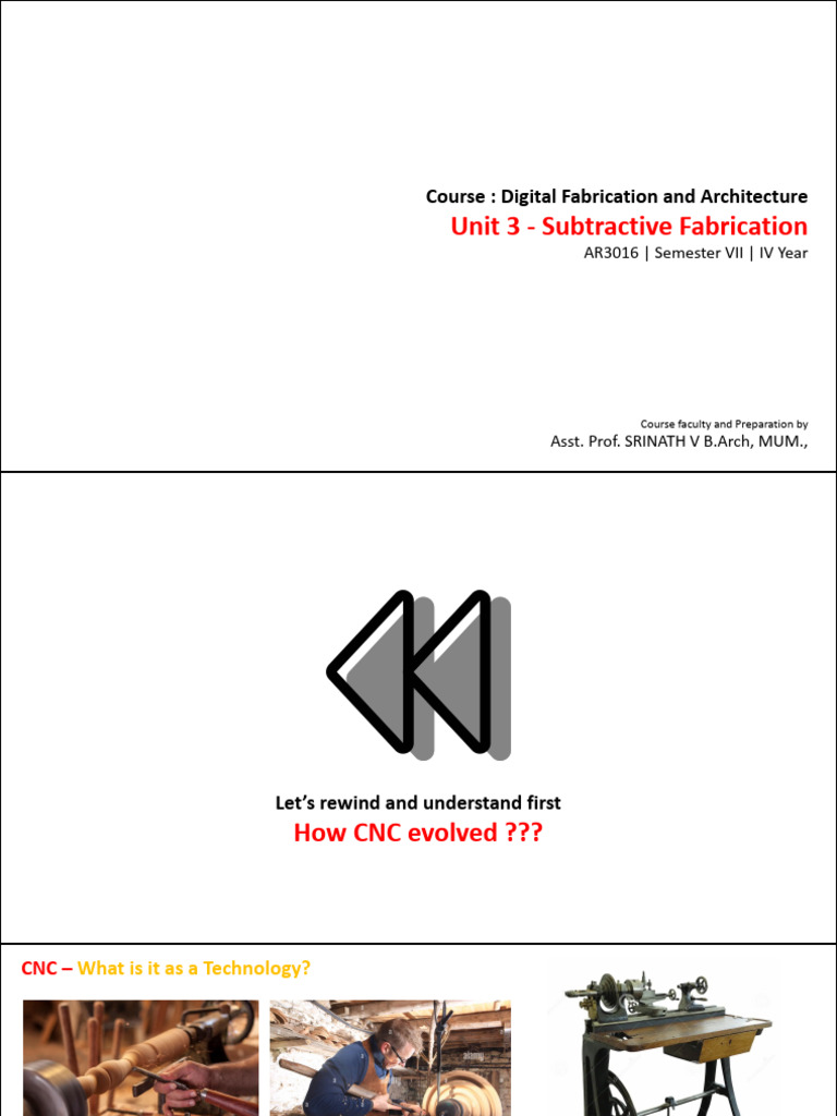 Unit 3 - Subtractive Fabrication | PDF | Numerical Control | Drilling