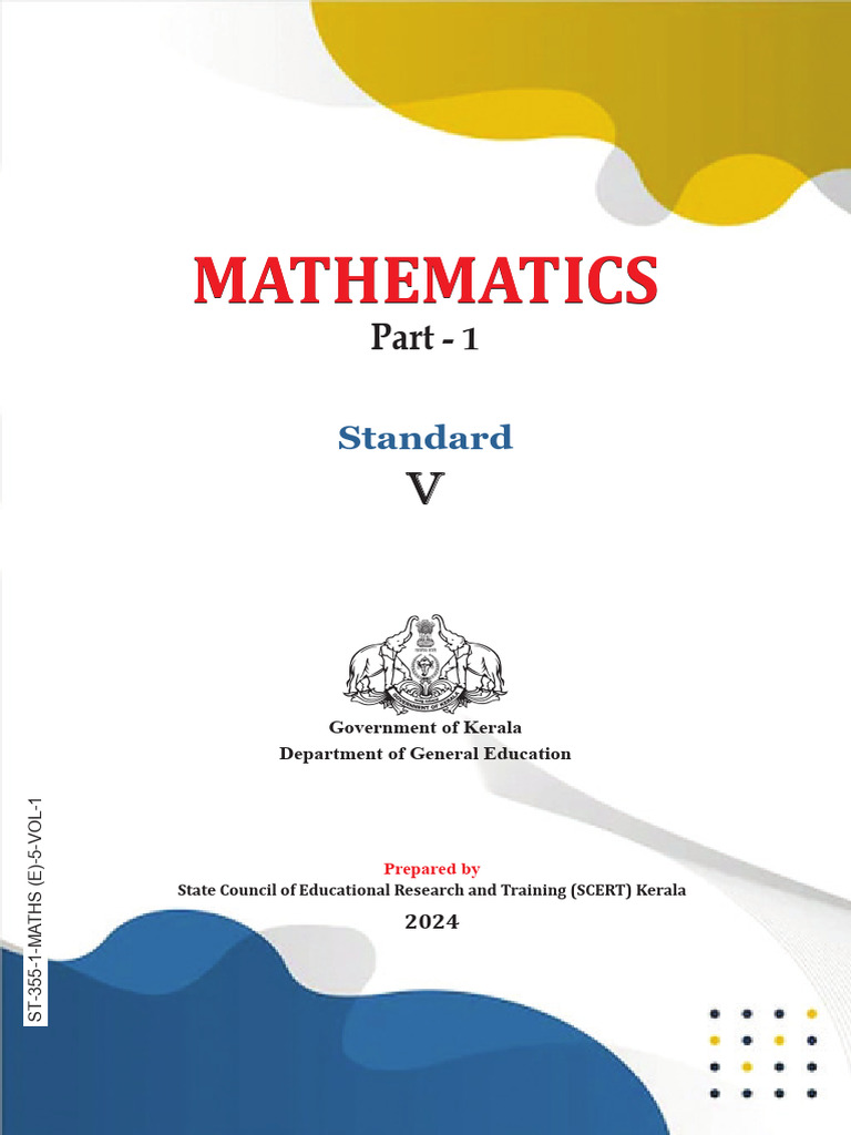 SCERT Kerala State Syllabus 5th Standard Maths Textbooks English Medium Part 1 | PDF ...