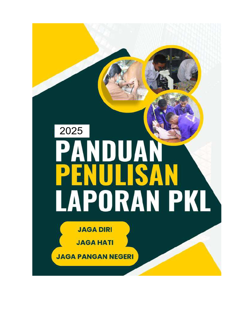 Panduan Penulisan Laporan PKL 2025 | PDF
