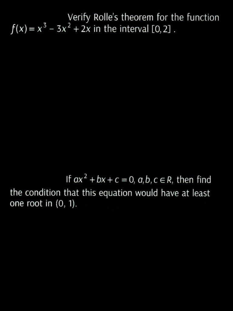 Slide Mean Value Theorem (1.) (2025-2026 | PDF