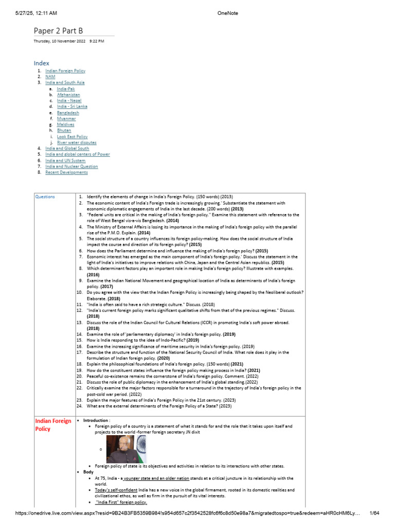 Paper 2 Part B | PDF | International Relations | Global Politics