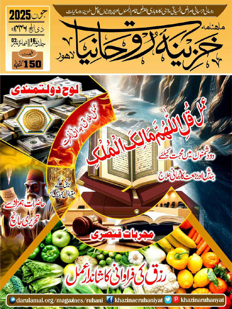 Khazina-e-Ruhaniyaat (Jun2025) | PDF