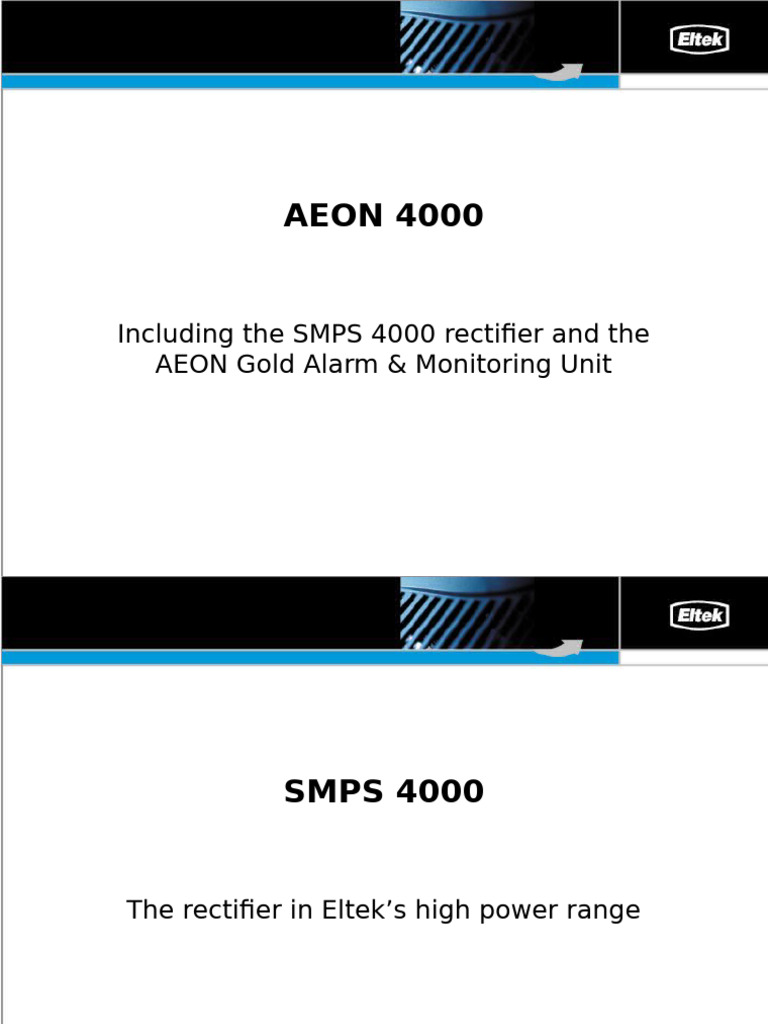 AEON 4000 Power Rack System Overview | PDF | Rectifier | Electronics