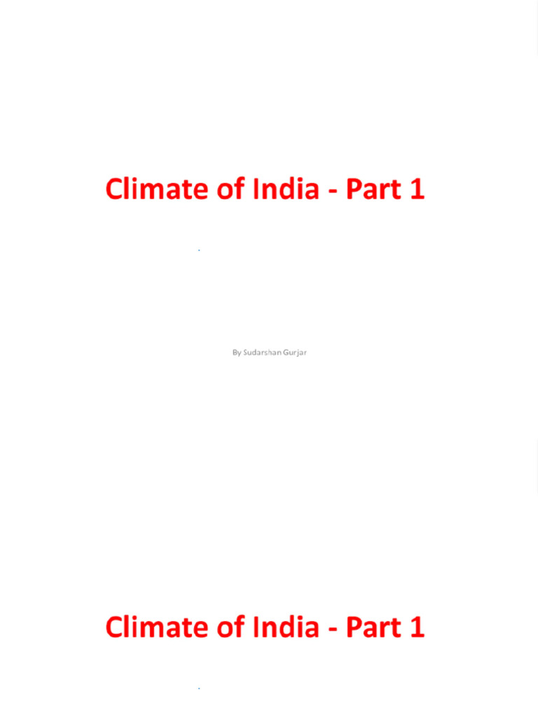 7..climate of India Part I With Anno | PDF