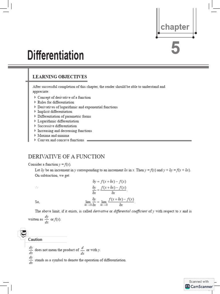Business Mathematics For University of | PDF | Derivative | Function (Mathematics)