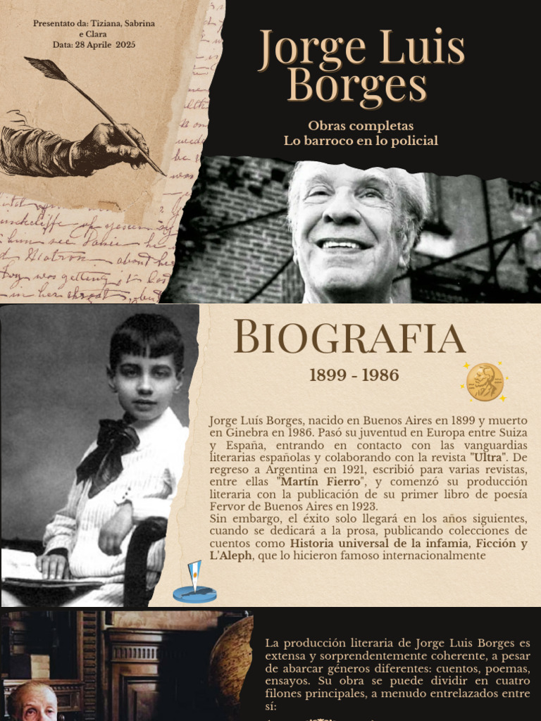 Obras y análisis de Jorge Luis Borges | PDF
