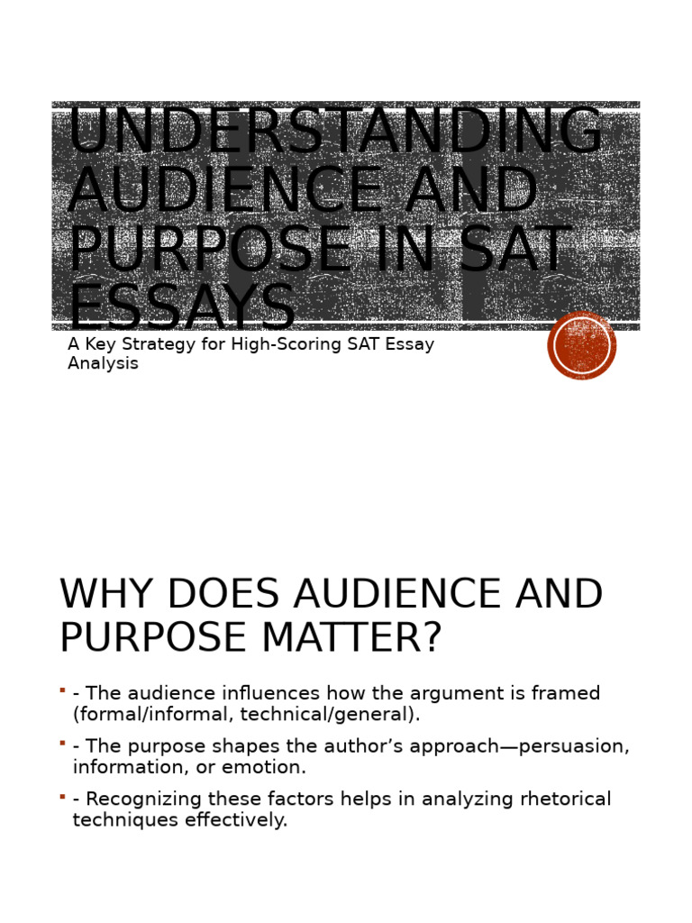 Audience and Purpose 1503 | PDF