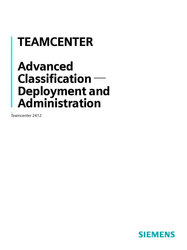 Teamcenter Advanced Classification Guide | PDF | License | Hierarchy