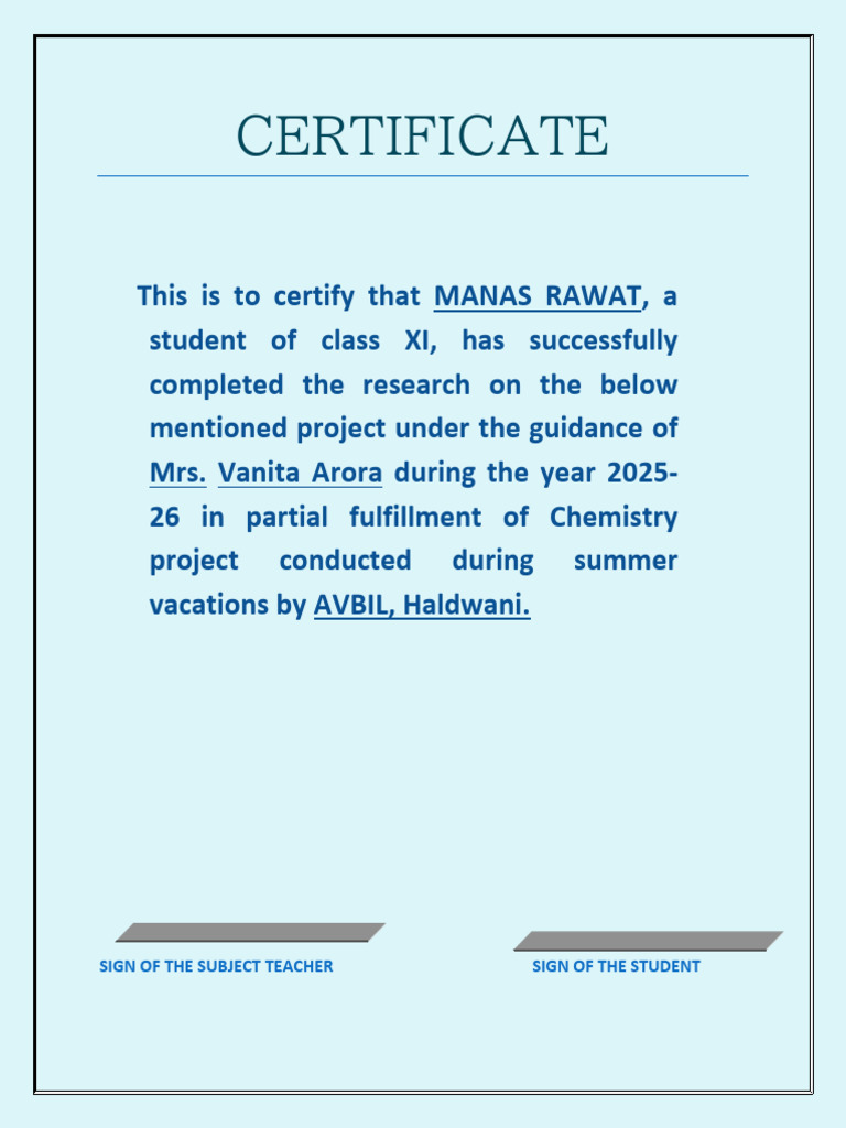 Certificate | PDF