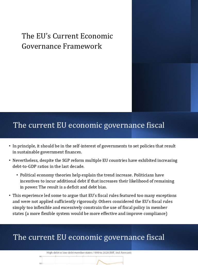 Current Economic Governance Framework | PDF | Government Budget Balance ...