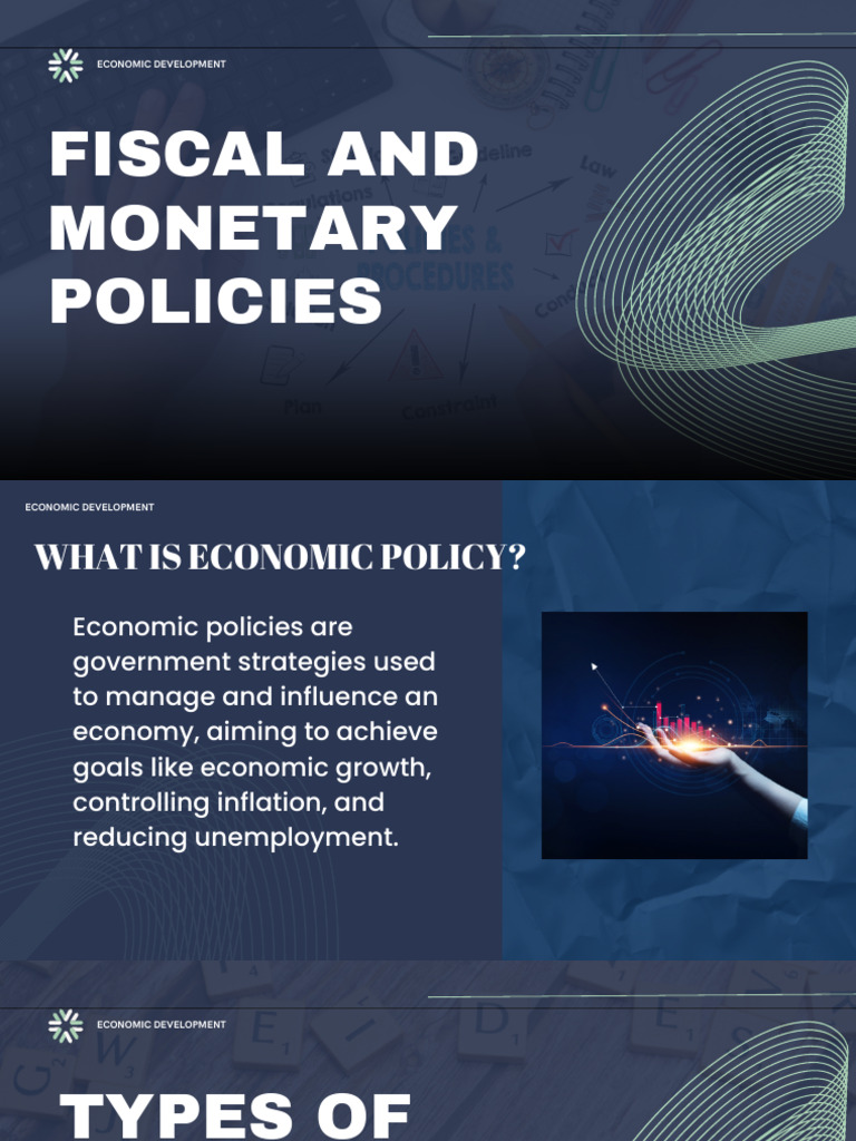 Economic Policies: Fiscal and Monetary | PDF | Fiscal Policy | Monetary ...